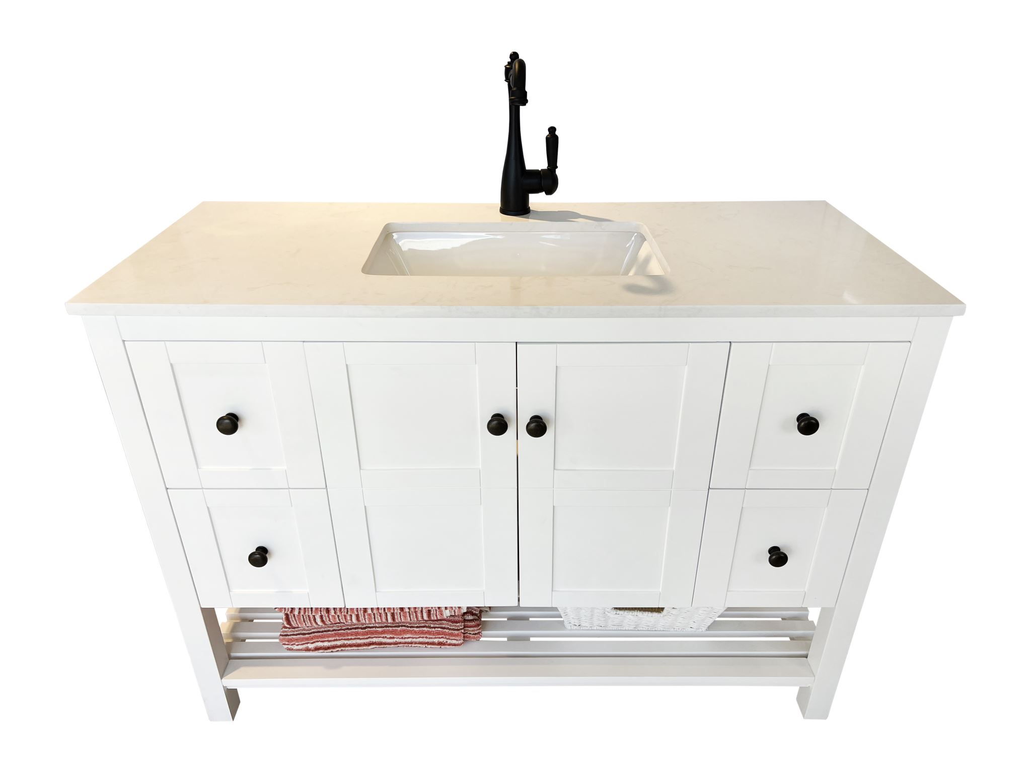 Buy Hampton Solid Wood 1200 Vanity in NZ - | Danik Bathroom