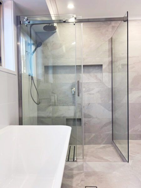 Buy Brushed nickel shower 1200X800mm in NZ - | Danik Bathroom