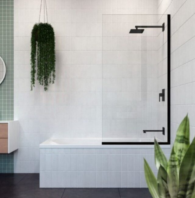 Buy Bath Screens Frameless in NZ - | Danik Bathroom