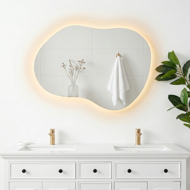 The Isla 1150 Organic Silhouette LED Mirror | DANIK